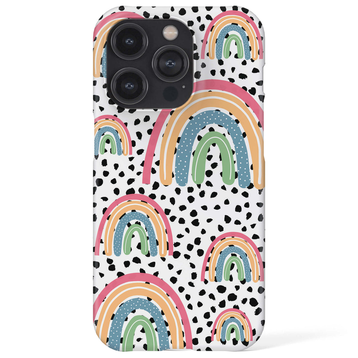Dotty Rainbow Phone Case | Dots iPhone Case | Casetful
