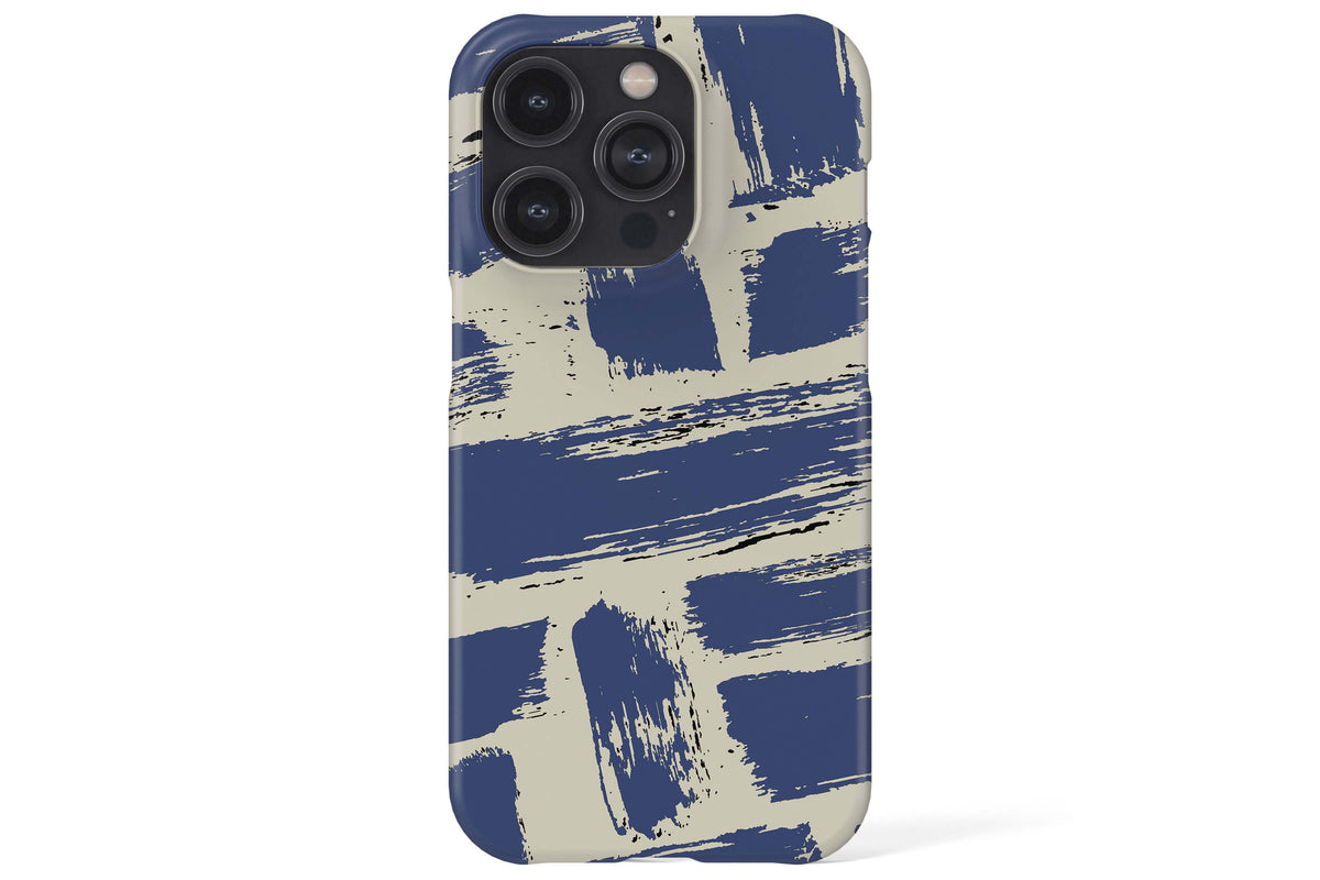 Canvas Black Phone Case | Brush Stroke iPhone Case | Casetful