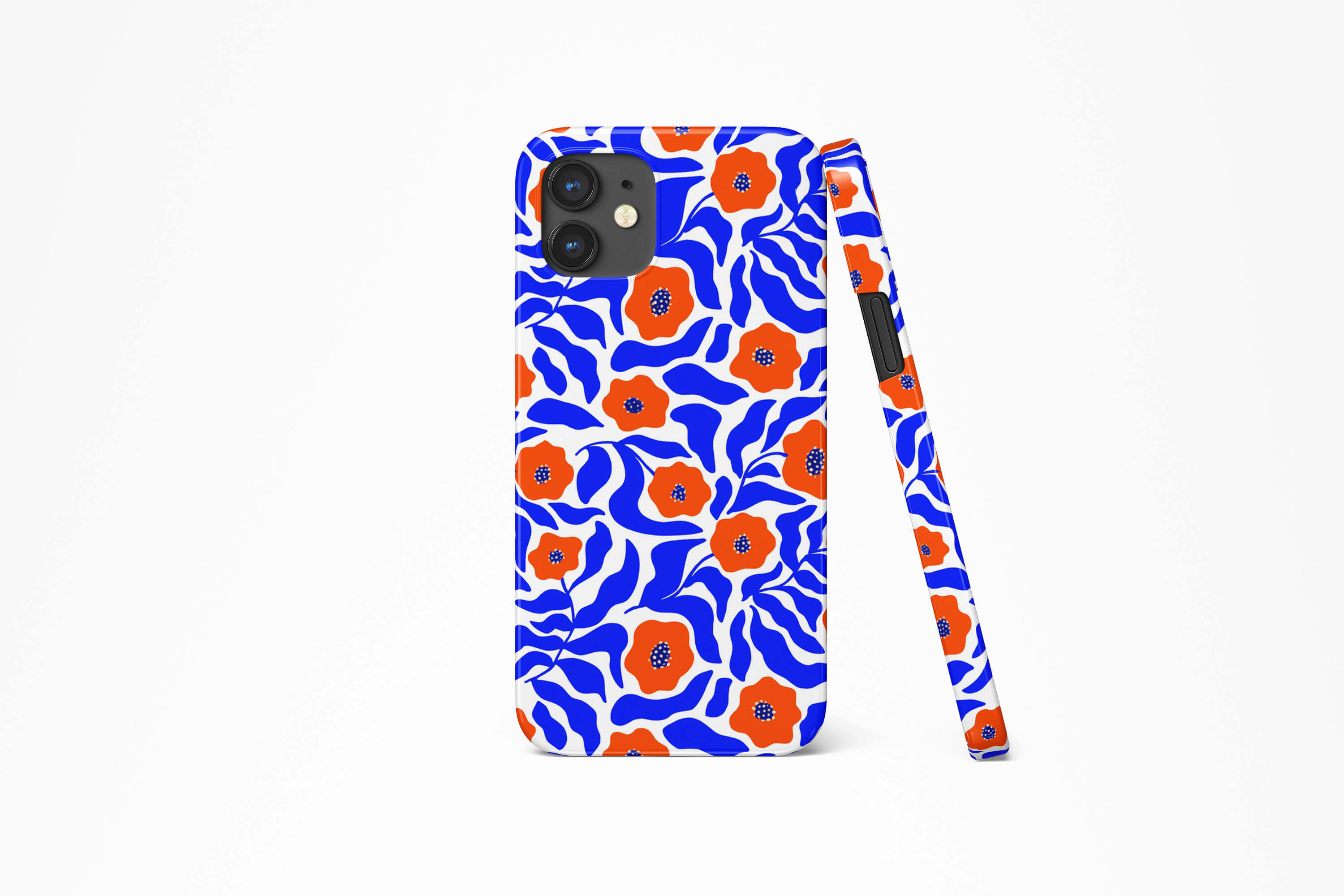 Bloomwave Phone Case | Floral Blue iPhone Case | Casetful