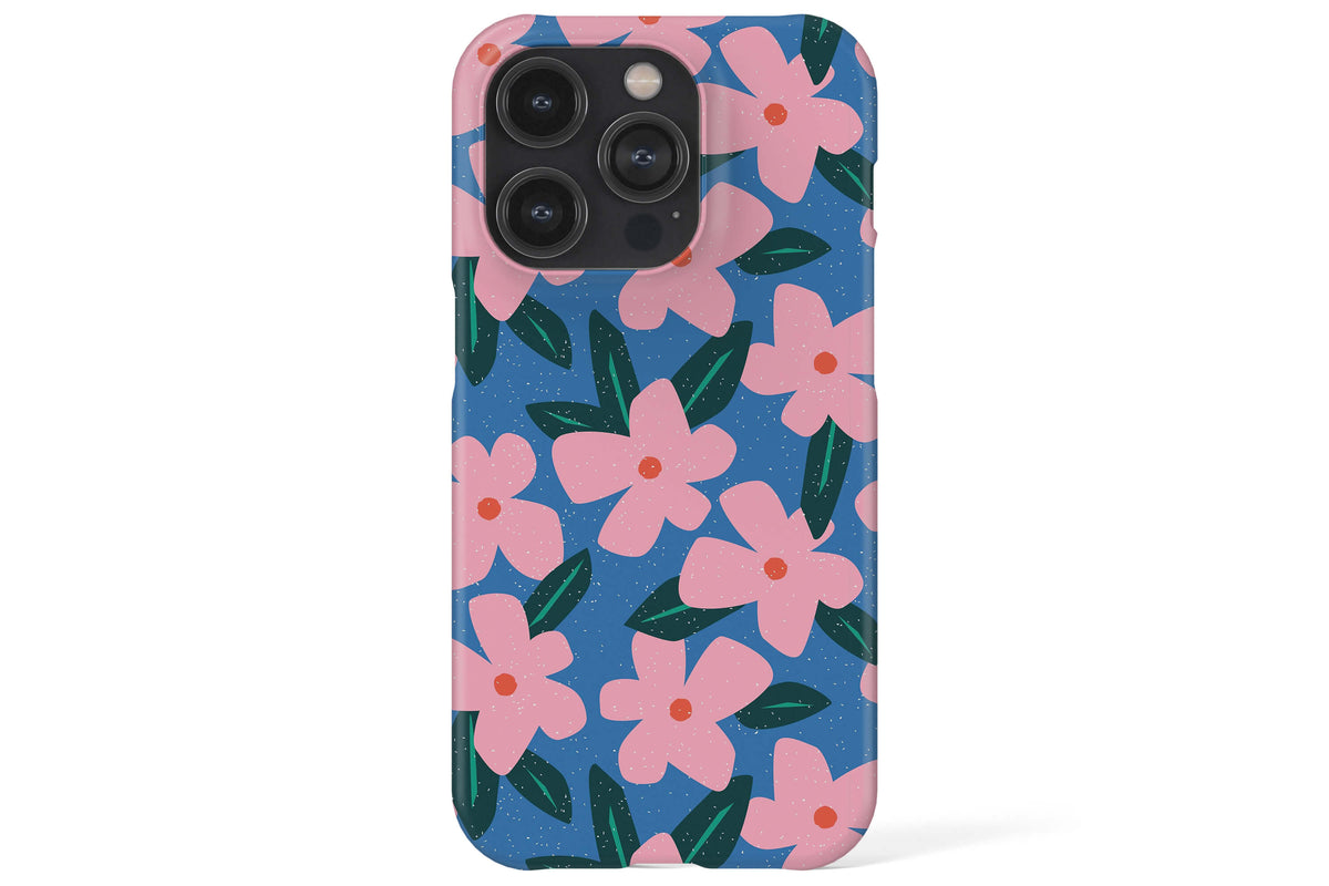 Flower Bomb Phone Case | Blue Floral iPhone Case | Casetful